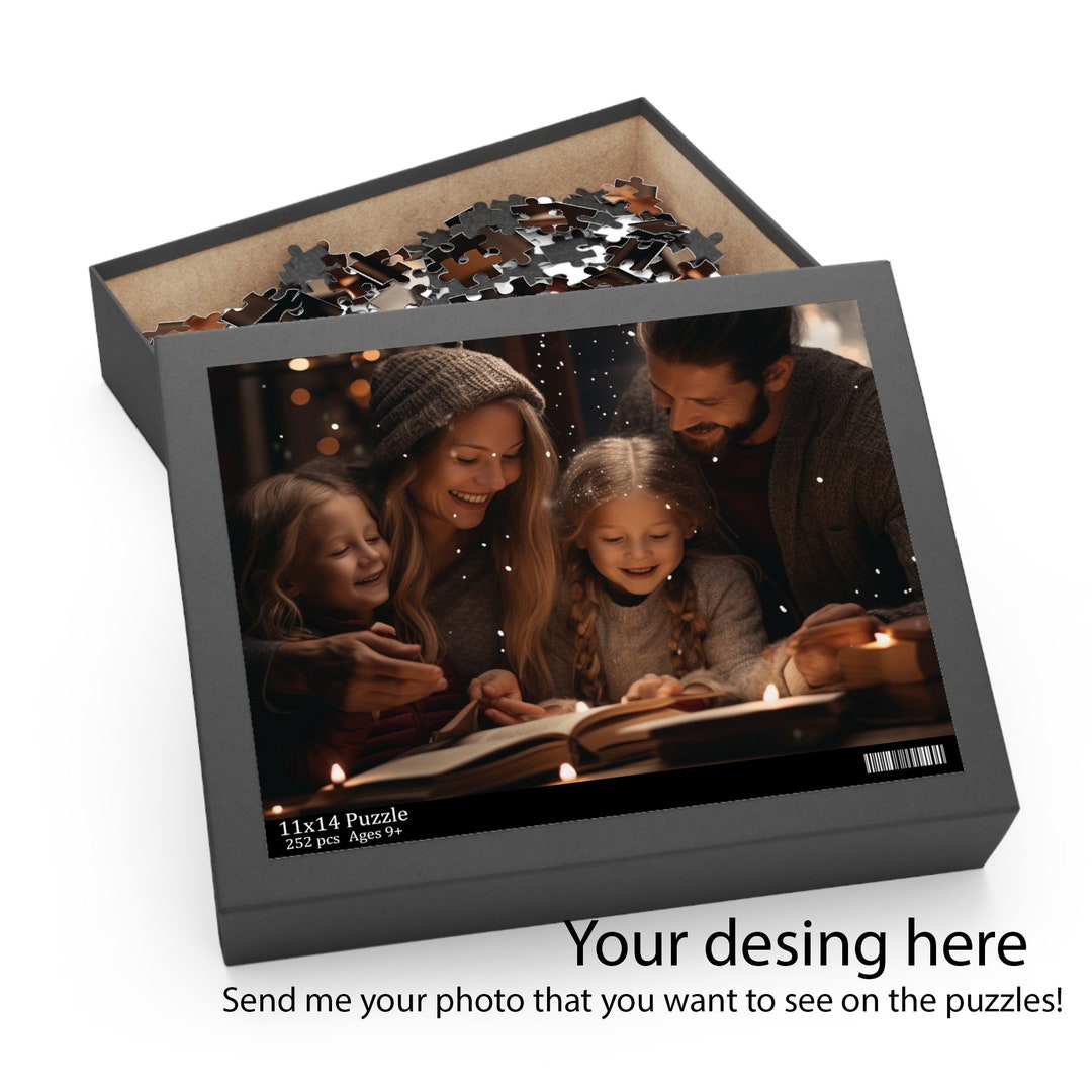 Personalized Puzzle, Custom Puzzle Gift ( 252, 500, 1000-piece), Custom ...