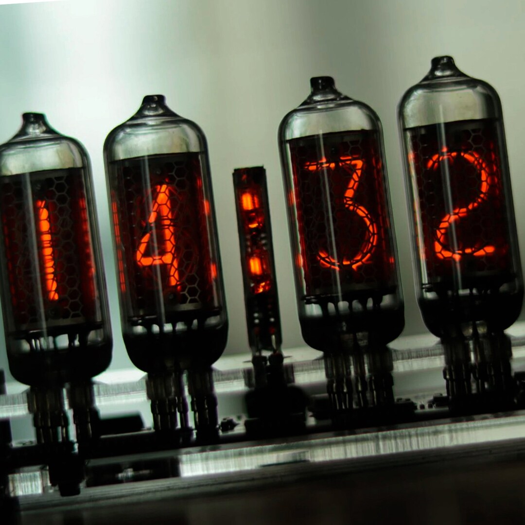 Neon Tube Clock Nixie Clocks Tube Clock Nixie Tube Clock - Etsy UK