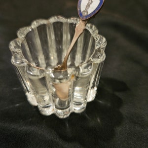 A Group of Vintage Salt Cellars With Unique and Beautiful Spoons - Etsy