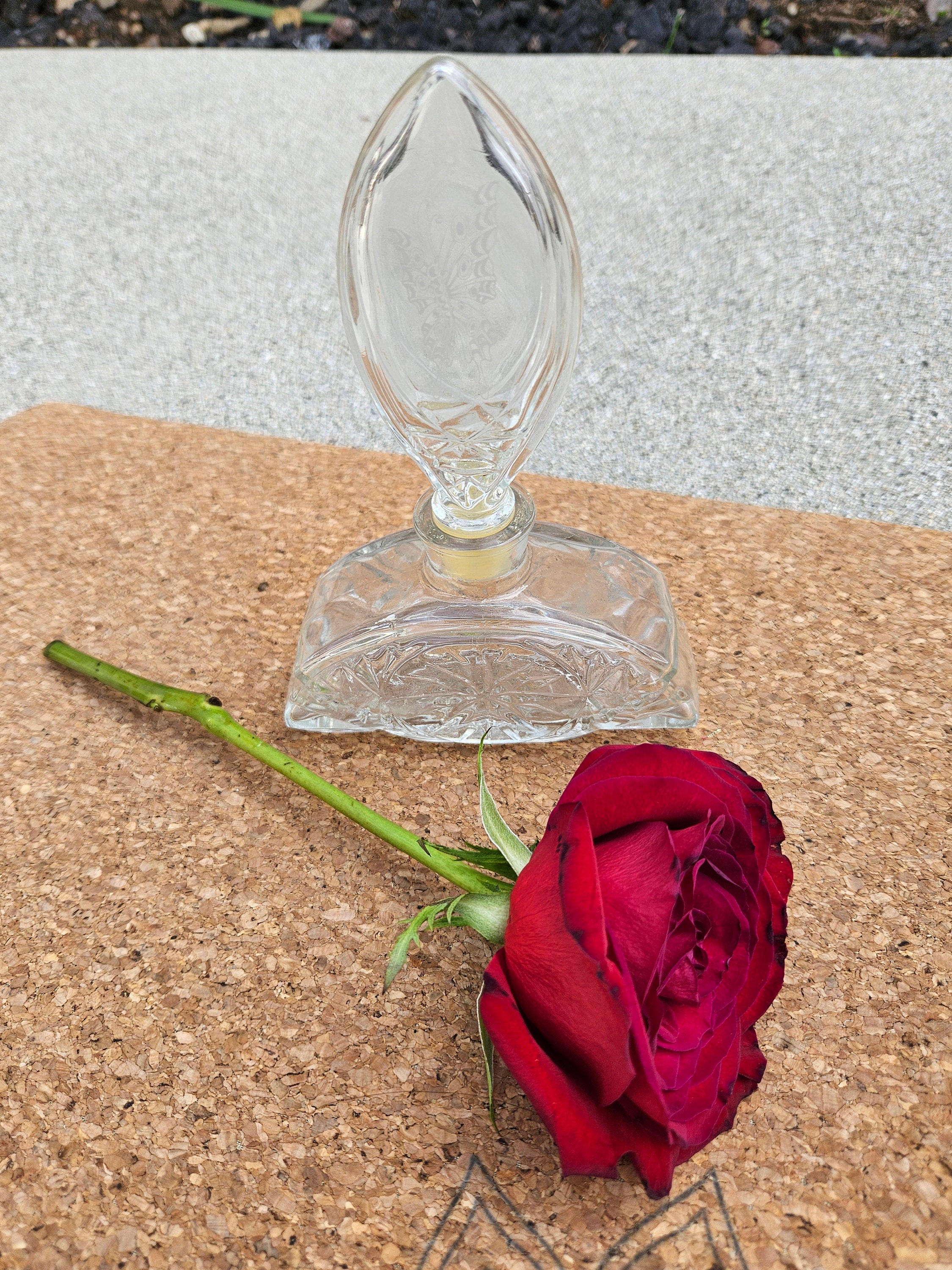 Avon 70's Vintage Deco Style Cologne Bottle With Stopper and Butterfly Motif - Etsy