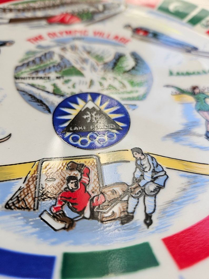 Commemorative Plate From the 1980 Winter Olympics - Etsy
