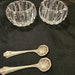 A Group of Vintage Salt Cellars With Unique and Beautiful Spoons - Etsy