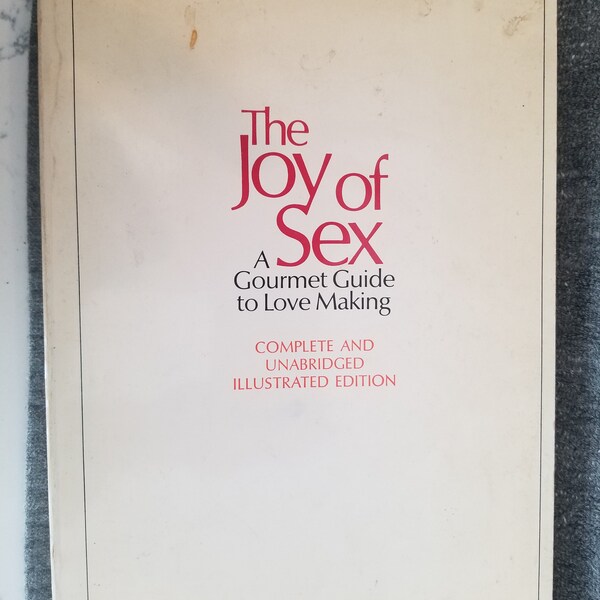 Paperback Joy Of Sex Etsy