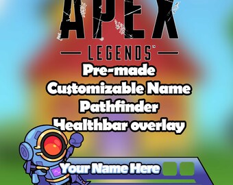 Animated PATHFINDER Stream Overlay Package HD Apex Legends Stream ...