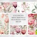 Watercolor Pink Floral Digital Paper: Vintage Shabby Chic (digital ...