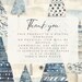 Printable Blue Christmas Digital Paper: Downloadable Vintage Retro ...