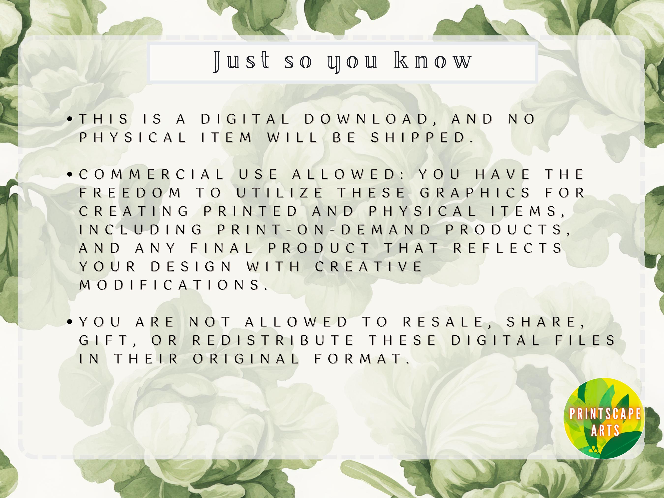 Autumn Harvest Digital Paper Set: Vintage Green & Orange Fall ...