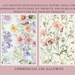 Vintage Floral Digital Paper: Seamless Watercolor Spring Patterns ...