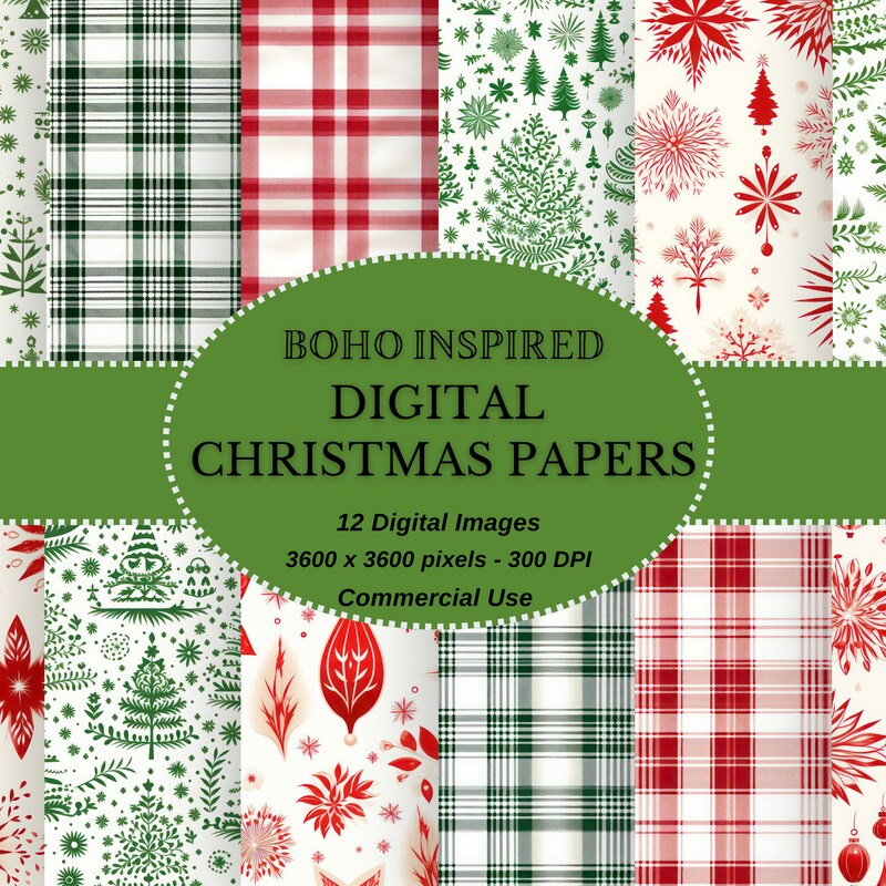 Plaid Christmas - Etsy