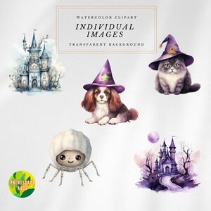 Whimsical Cute Pastel Halloween Clipart Collection - Halloween Vintage ...