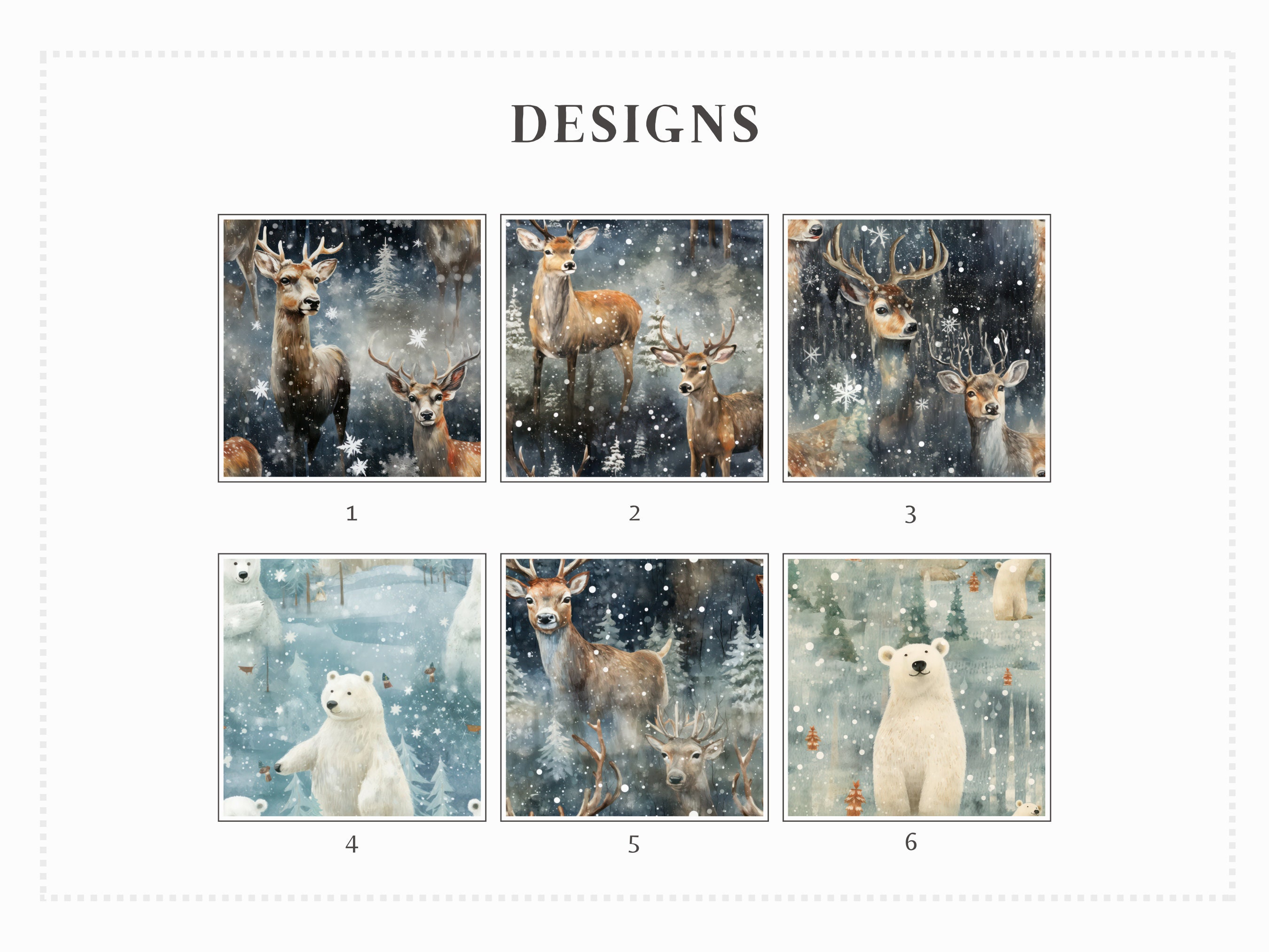 Printable Christmas Digital Paper: Downloadable Blue Vintage Retro ...