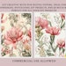 Watercolor Pink Floral Digital Paper: Vintage Shabby Chic (digital ...