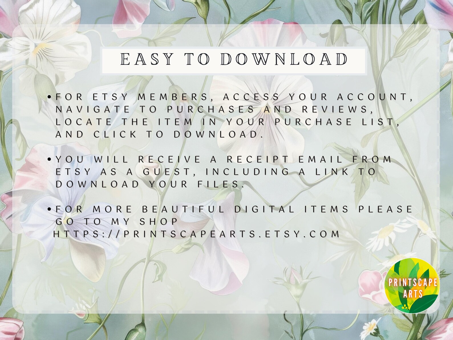 Vintage Floral Digital Paper: Seamless Watercolor Spring Patterns ...