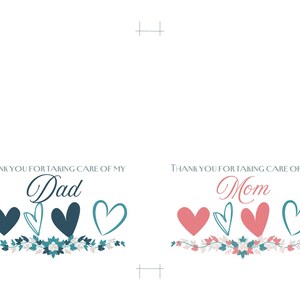 Caregiver Appreciation Card Printable Thank You Card for Taking Care of ...