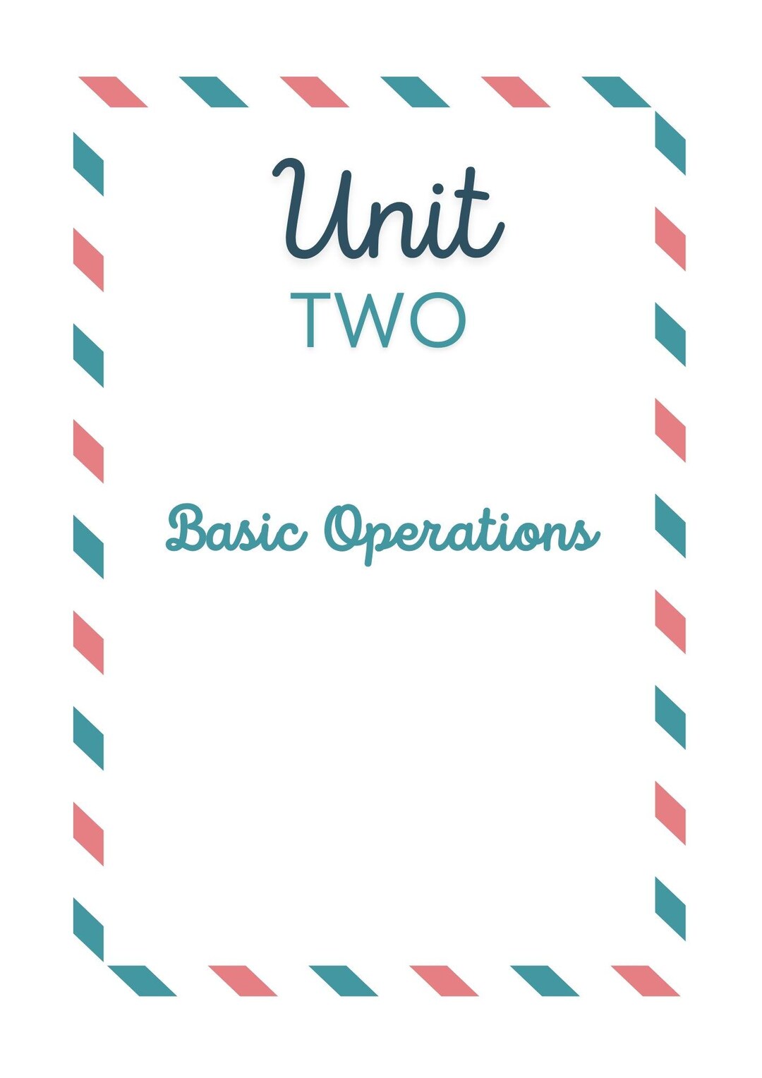 CLIL Math for 1st Grade Unit 2 Basic Operations Addition and ...