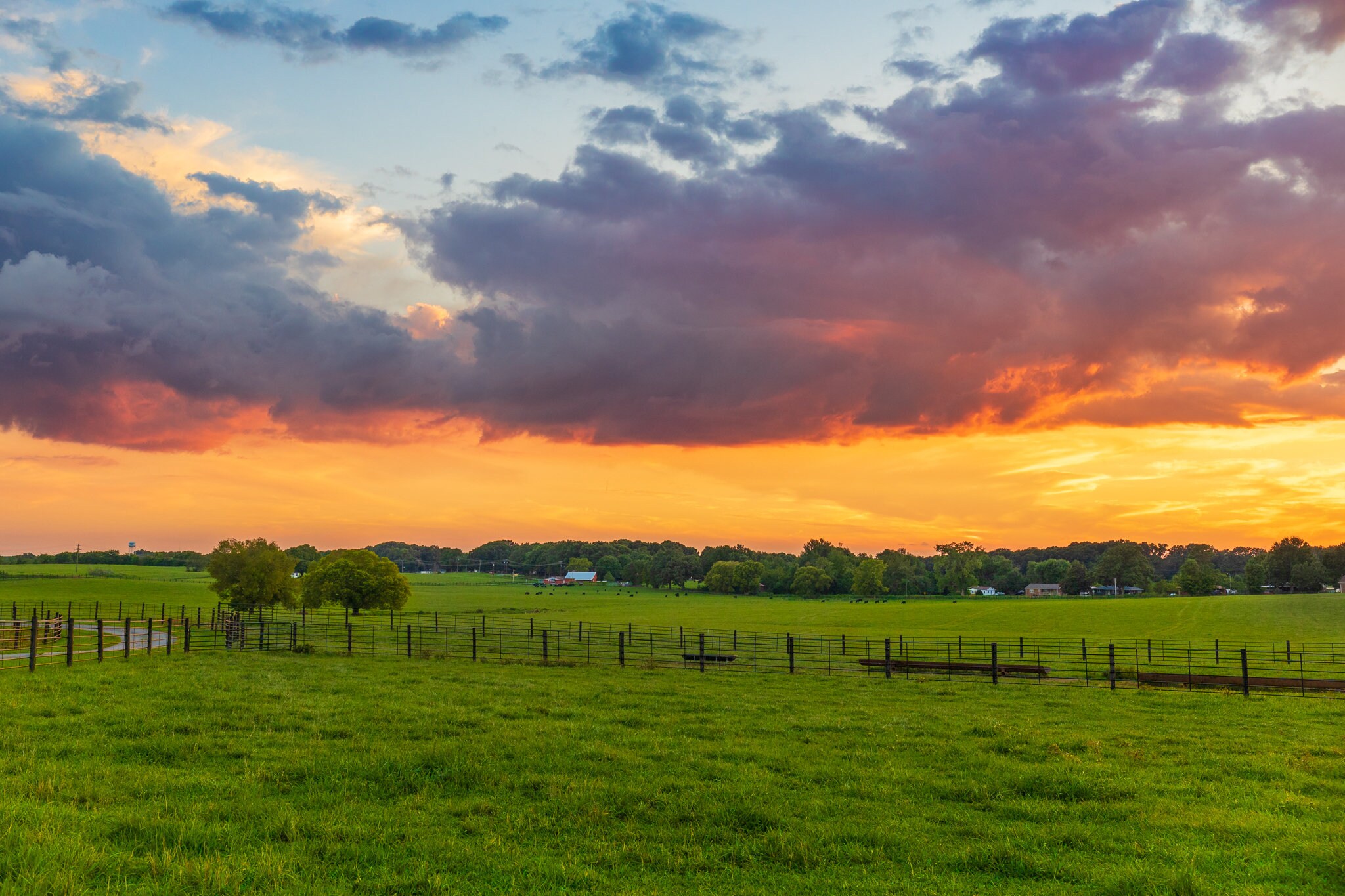 Sunset Farm Land 3 - Etsy