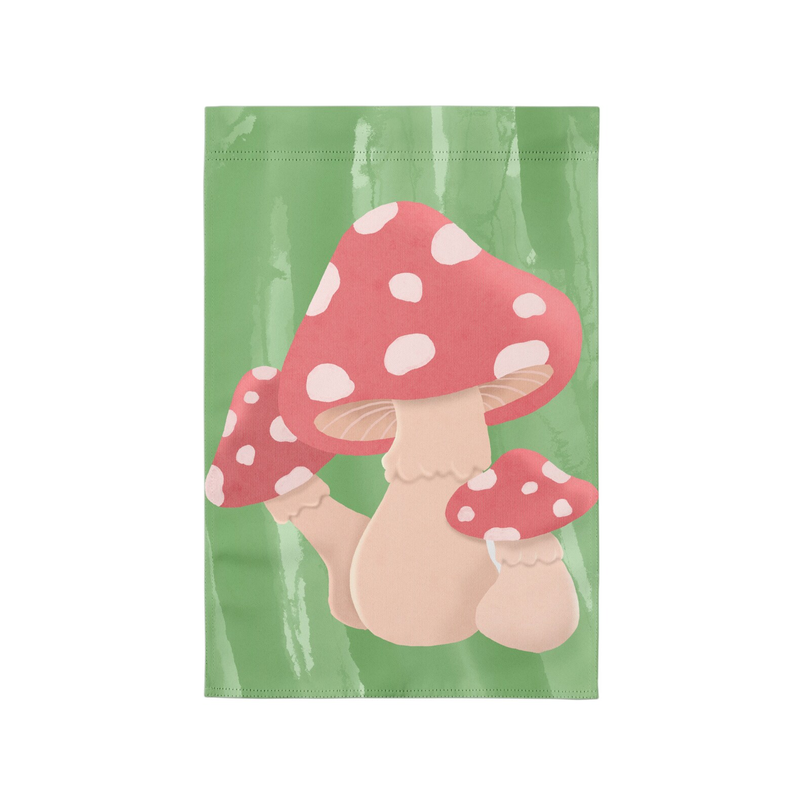 Summer Garden Flag - Mushroom Yard Art, Spring Decor, Custom Yard Flag ...