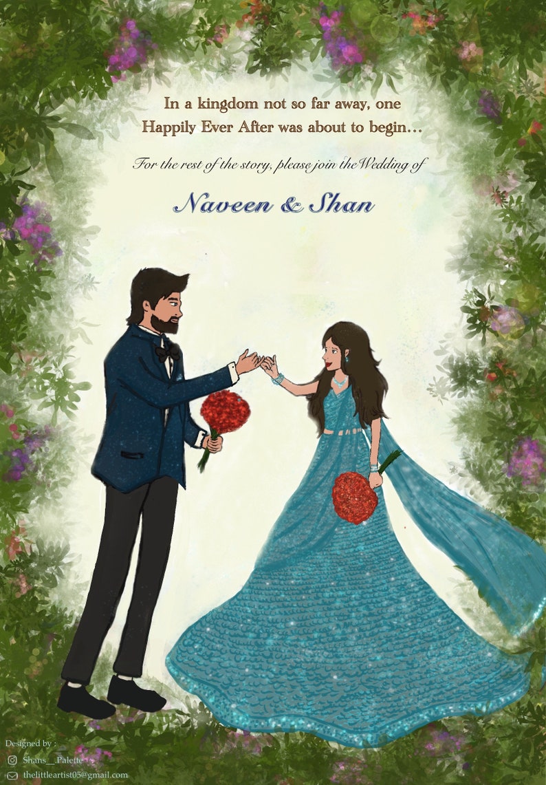 Customizable Beautiful Invitation Cards in Digital Format - Etsy