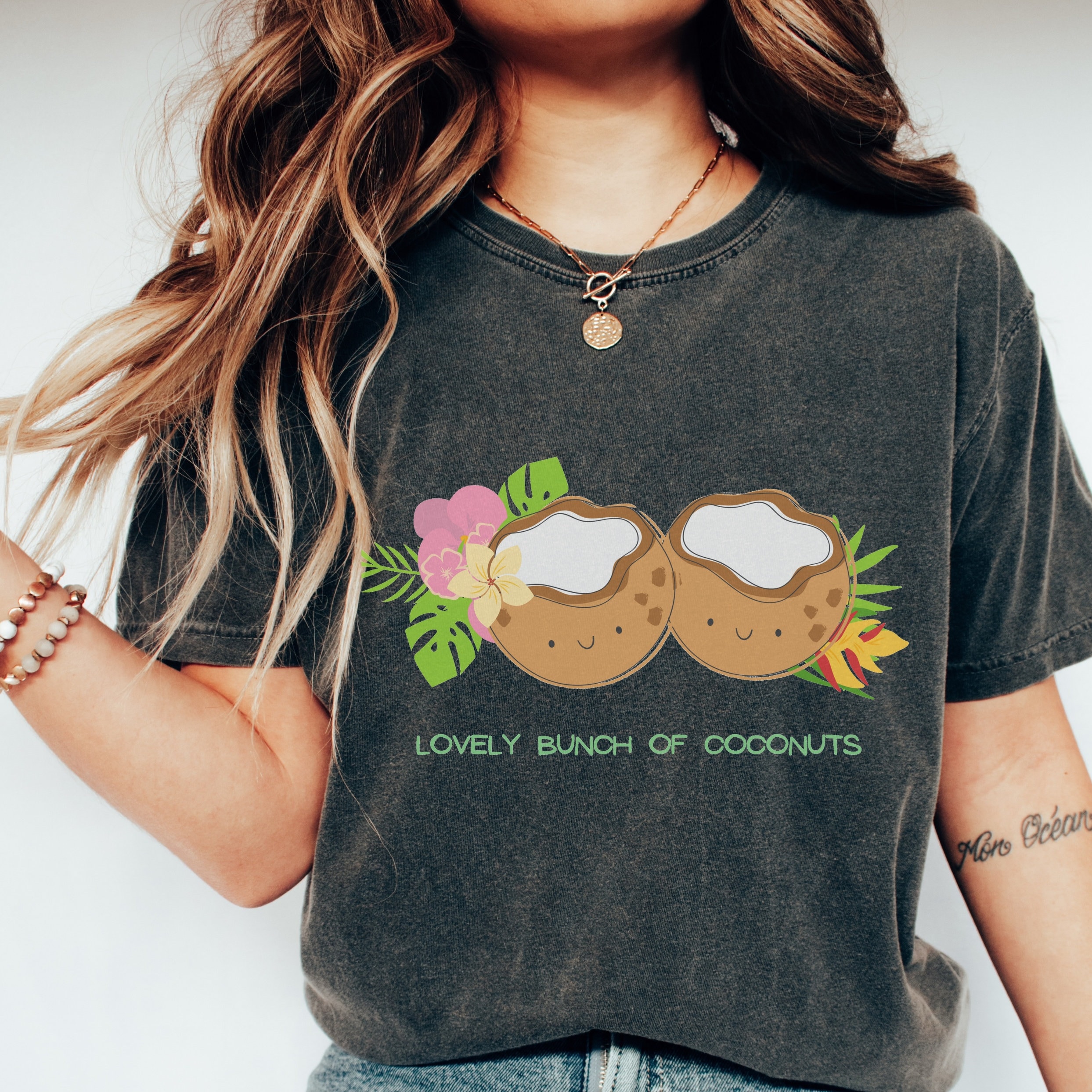 Lovely Bunch of Coconuts Shirt, Tropical Fruit, Coconut, Summer T Shirt ...