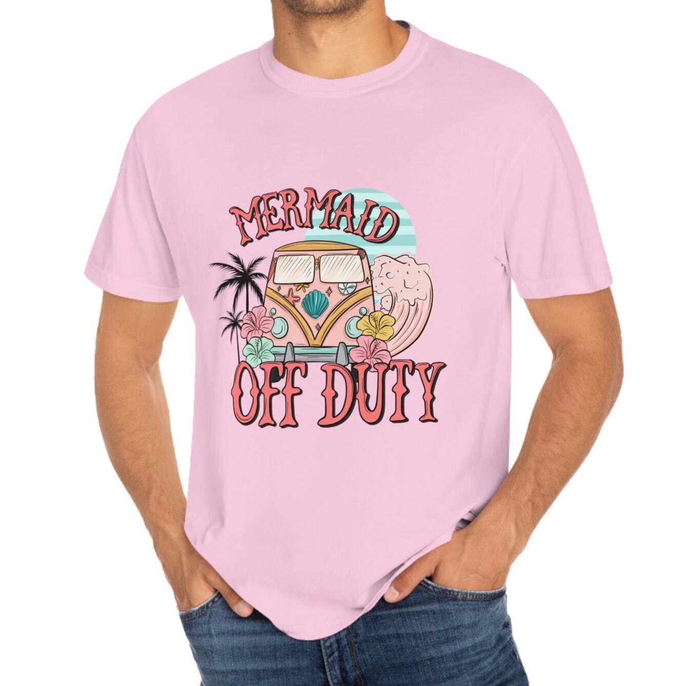 Mermaid off Duty Tshirt, Summer Tshirt, Beach Tshirt, Boho Tshirt ...