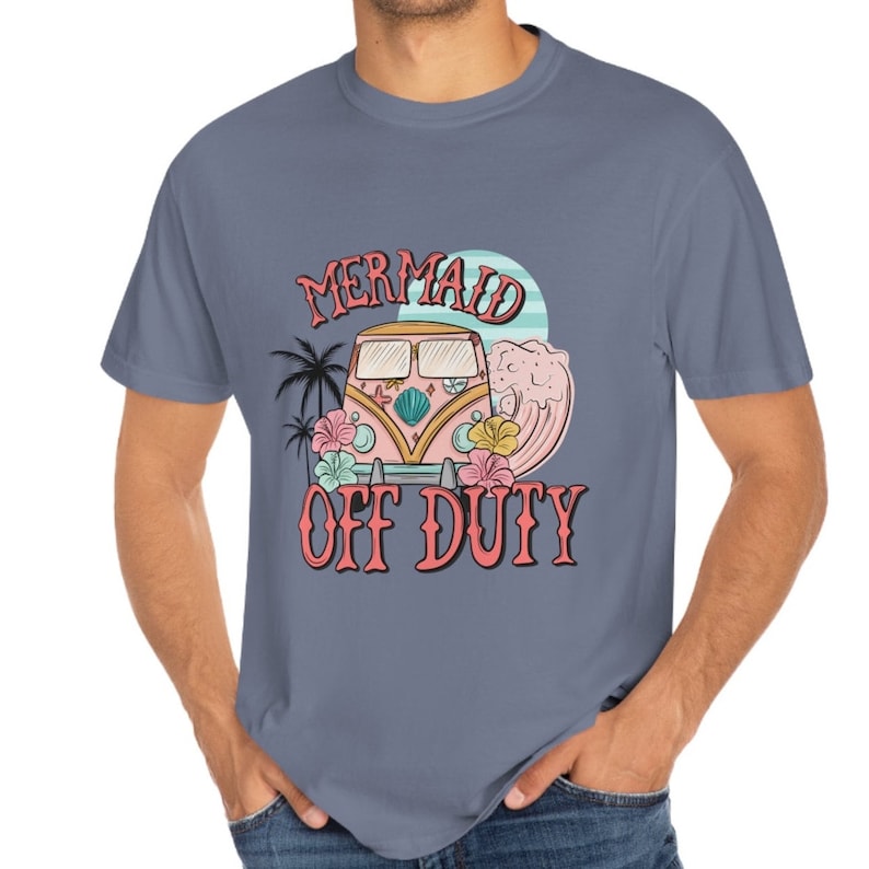 Mermaid off Duty Tshirt, Summer Tshirt, Beach Tshirt, Boho Tshirt ...
