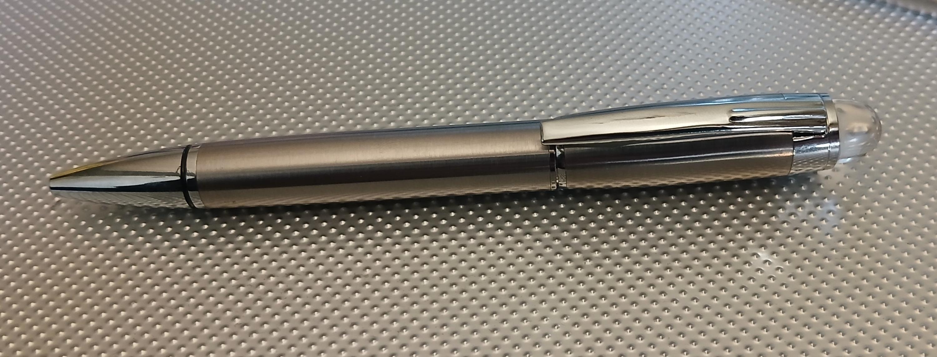 Ballpoint Srar-walker Metallic Pen With New Montblanc Black or Blue Ink ...