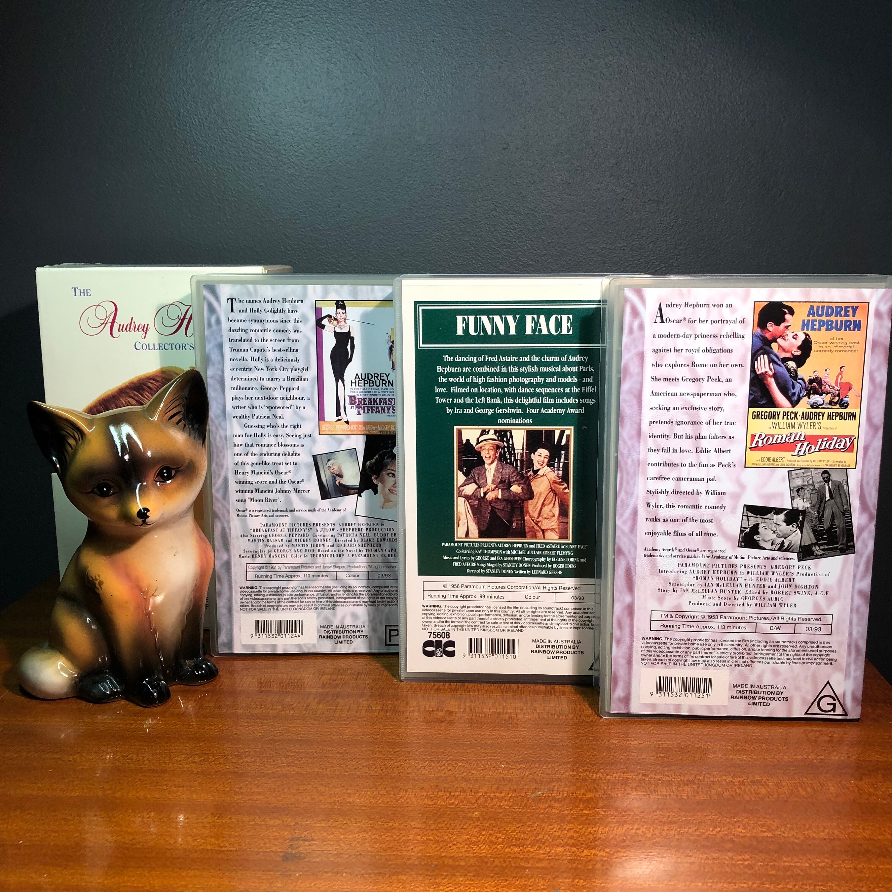 Vtg Audrey Hepburn VHS Collection Box Set 3 Video Tapes: Funny Face ...