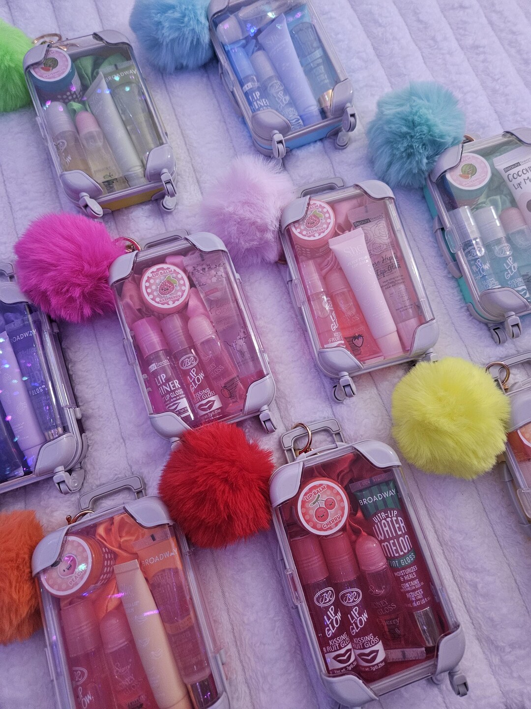 Mini Suitcase Lip Gloss Bundle - Etsy