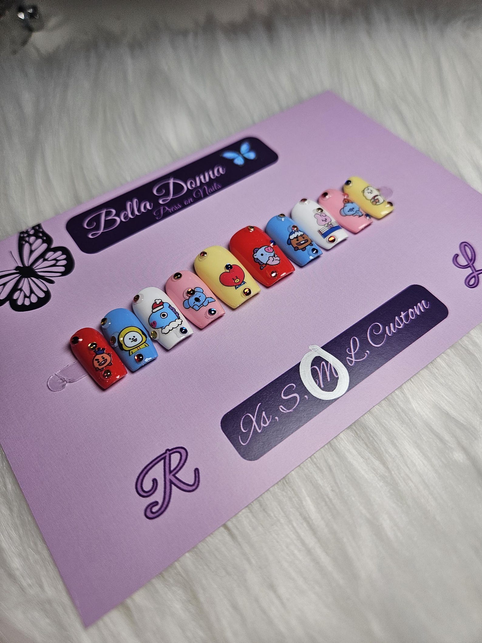 BT21 BTS Kpop Press on Nails - Etsy