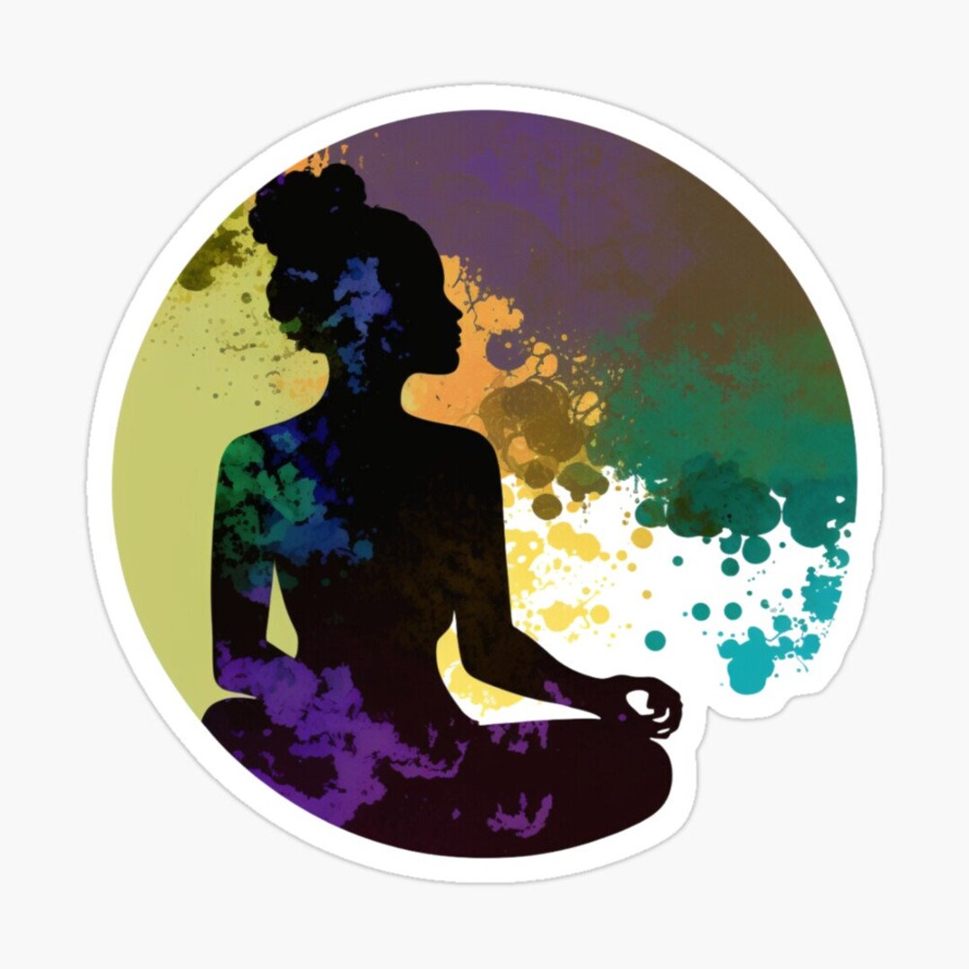 Black Women Wellness Sticker - Etsy