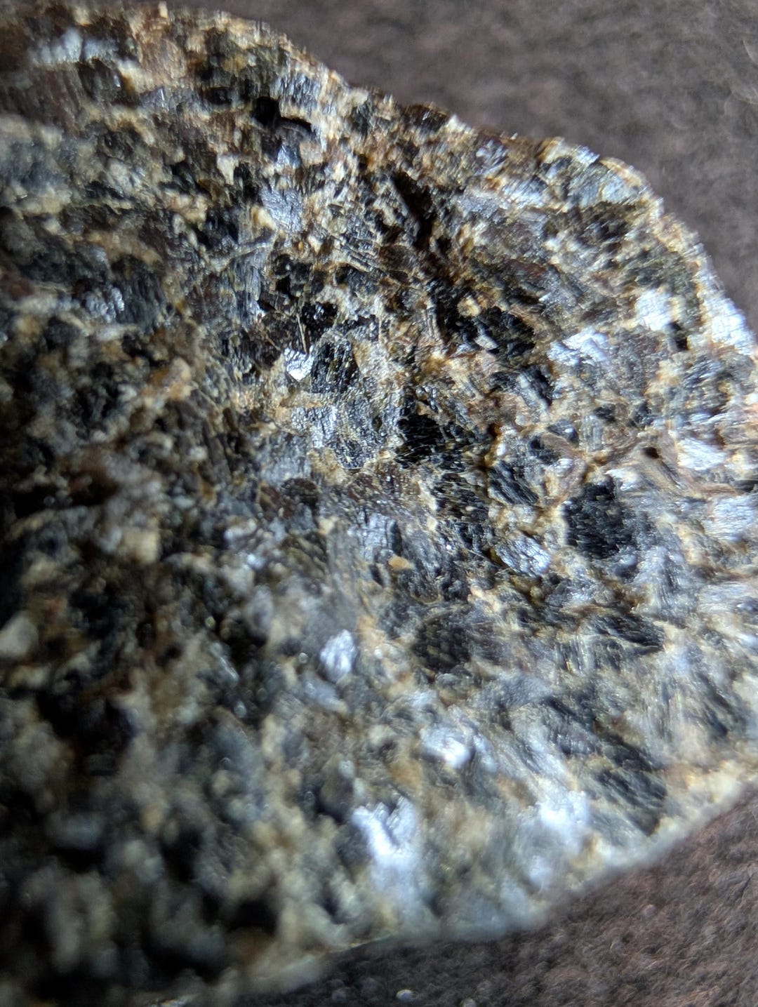 328ct - "obsidian Galaxy Stone" Polished Black Diamonds in Basaltic ...