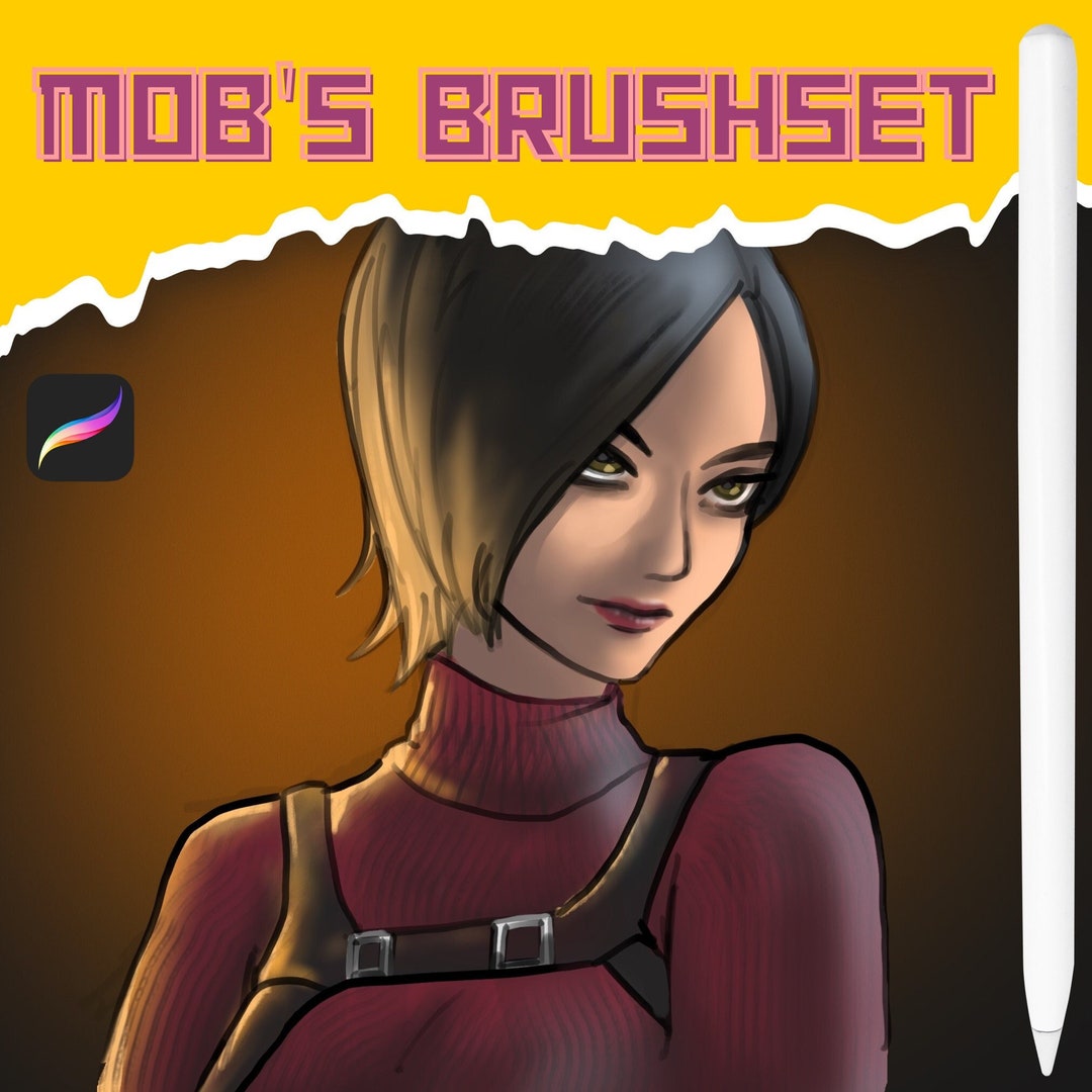 Mob's Procreate Brushes - Anime Brushes, Procreate Brushes for Ipad ...