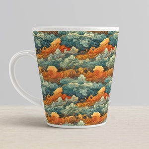 Ocean Waves Seamless Patterns - 9 Designs Bundle - Colorful Digital ...