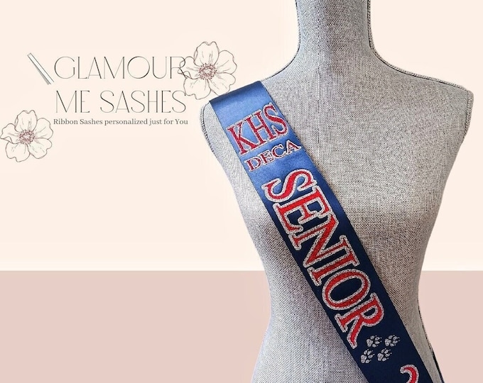 Satin Printed king Sash for Homecoming, Proms, Dances, Parties ...