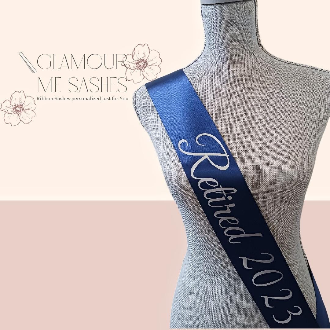 Ribbon Sash, Custom Sash, Personalized Sash, Pageant Sash, Satin Sash ...