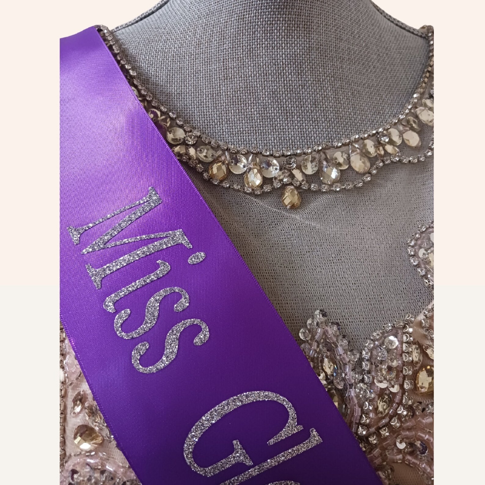 Custom Sash, Ribbon Sash, Birthday Sash, Pageant Sash, Glitter Sash ...