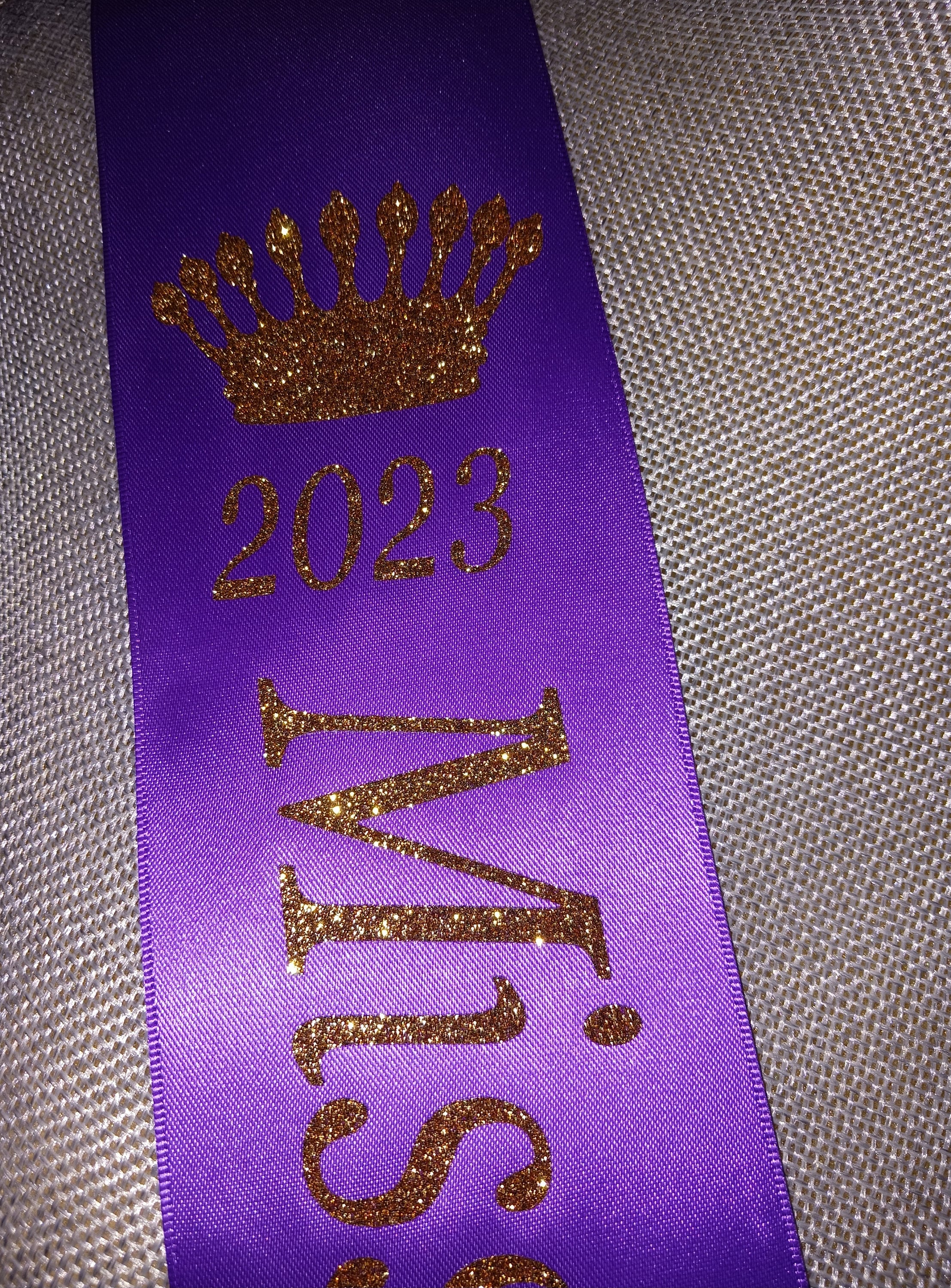 Custom Sash, Pageant Sash, Ribbon Sash, Satin Sash, Glitter Sash ...