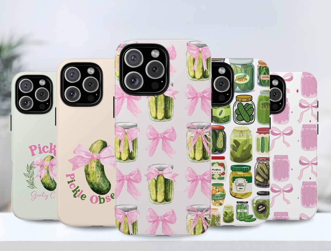 Pickle Phone Case Coquette Pickle Jar iPhone 15 14 13 12 11 Pro Max 8 ...
