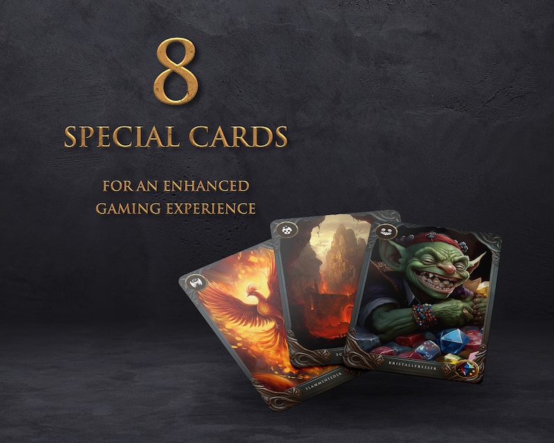 Fantasy Card Game Including DIY Design Template - Digital Edition ...
