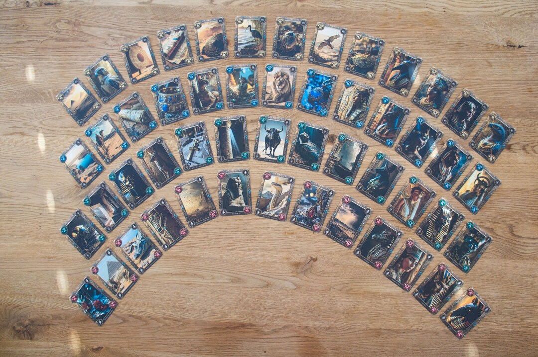 Ancient Egypt Card Game With Mythical Gods - Etsy