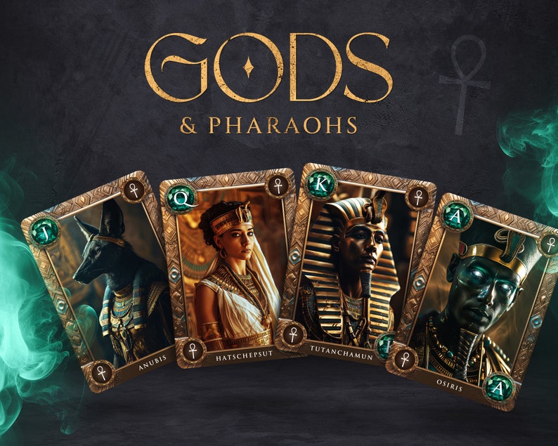 Ancient Egypt Card Game - Etsy