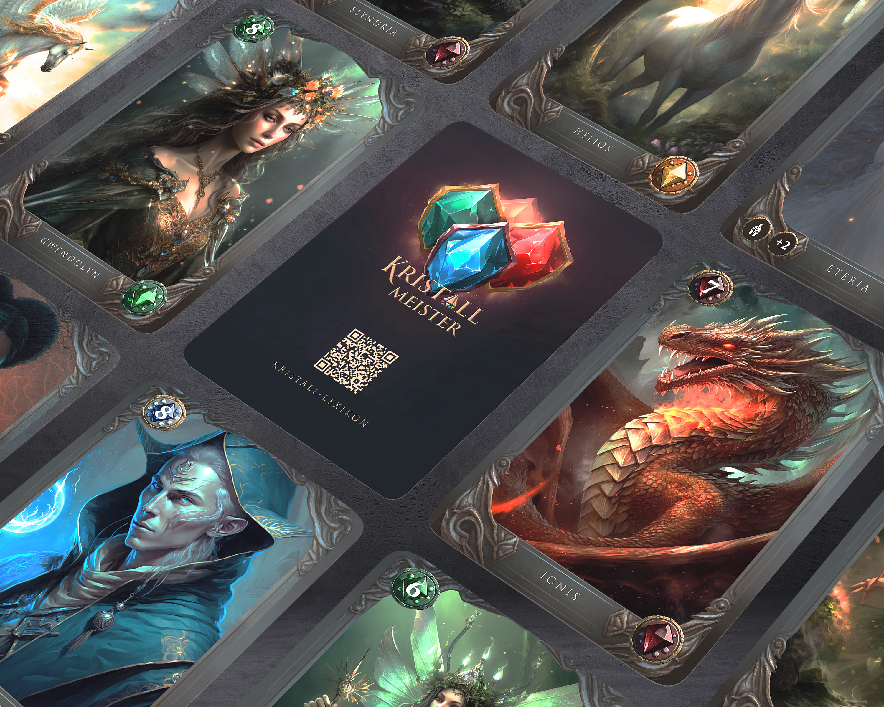 Fantasy Card Game Including DIY Design Template - Digital Editon ...