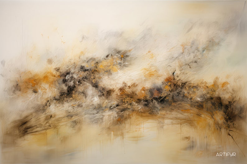 10K Digital Abstract Expressionism AI Art Download, Set of 5 Abstract ...