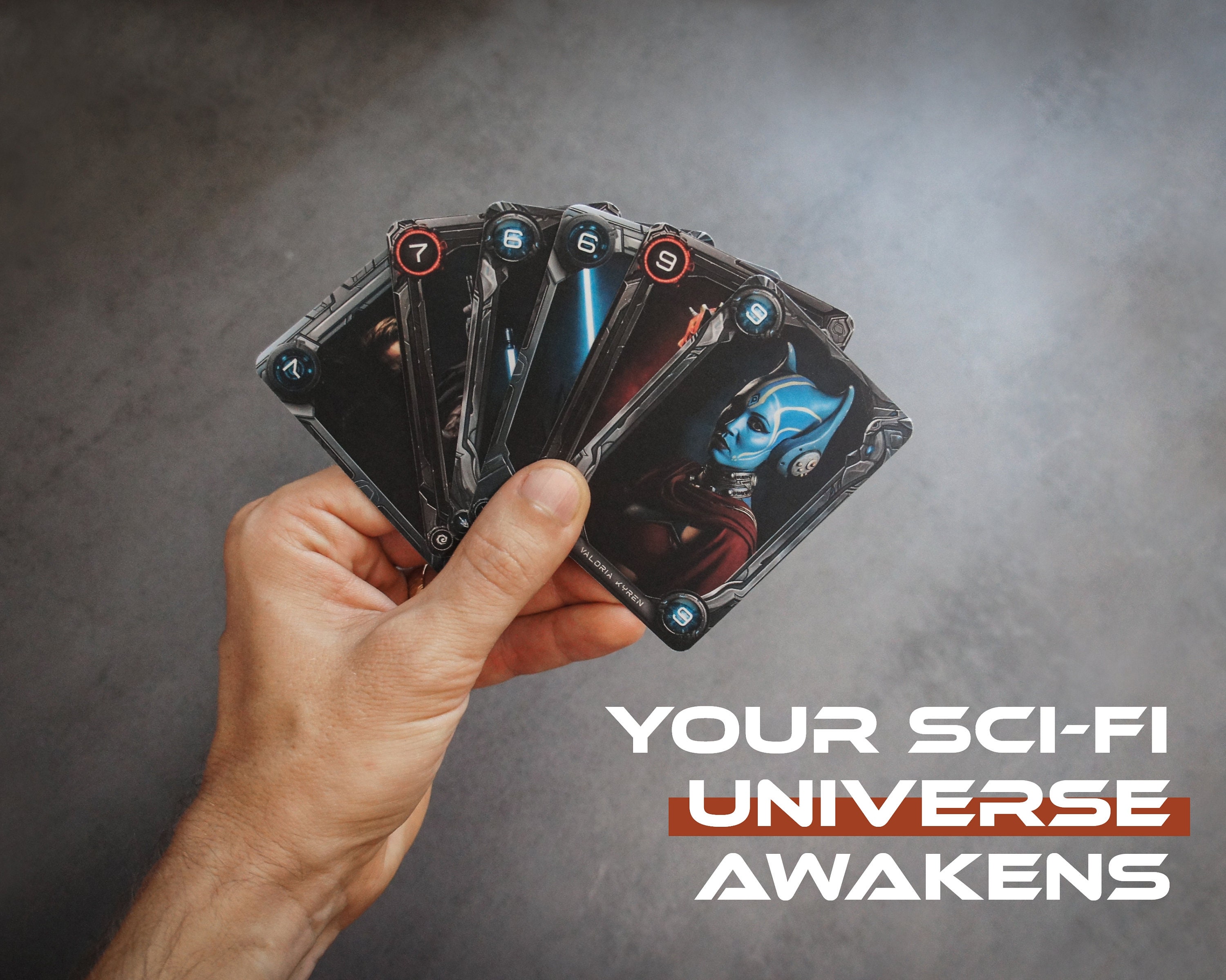 DIY Sci-fi Card Game Template Personalized Deck of Cards - Etsy