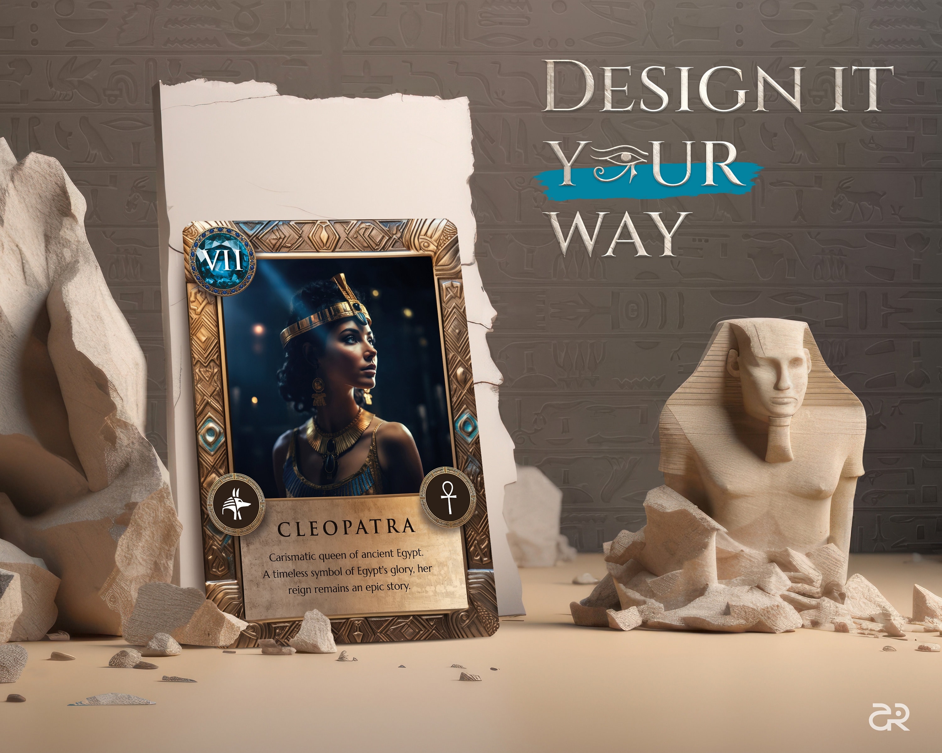 Ancient World Empires TCG Template Set - Digital Edition, Print & Play ...