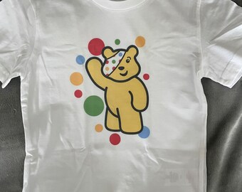 Girls Boys Personalised With Name Pudsey Children in Need Spots 2021 ...