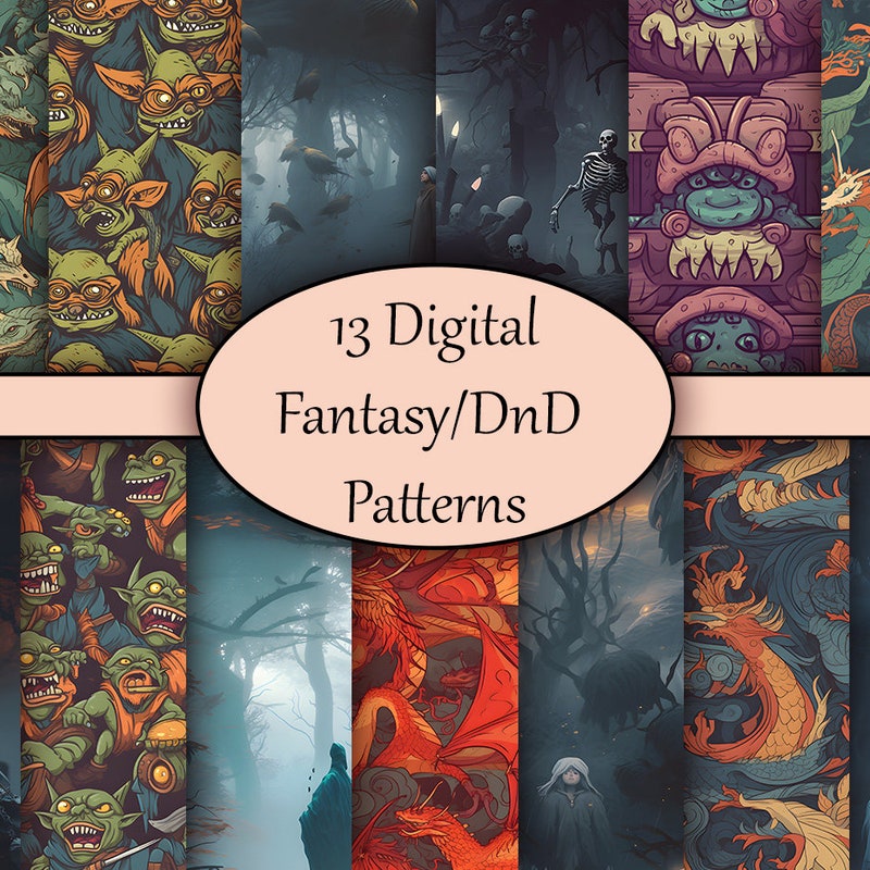 Dnd Fabric - Etsy