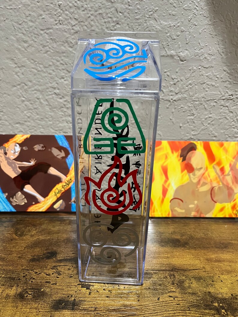 Four Elements Water Bottle - Etsy
