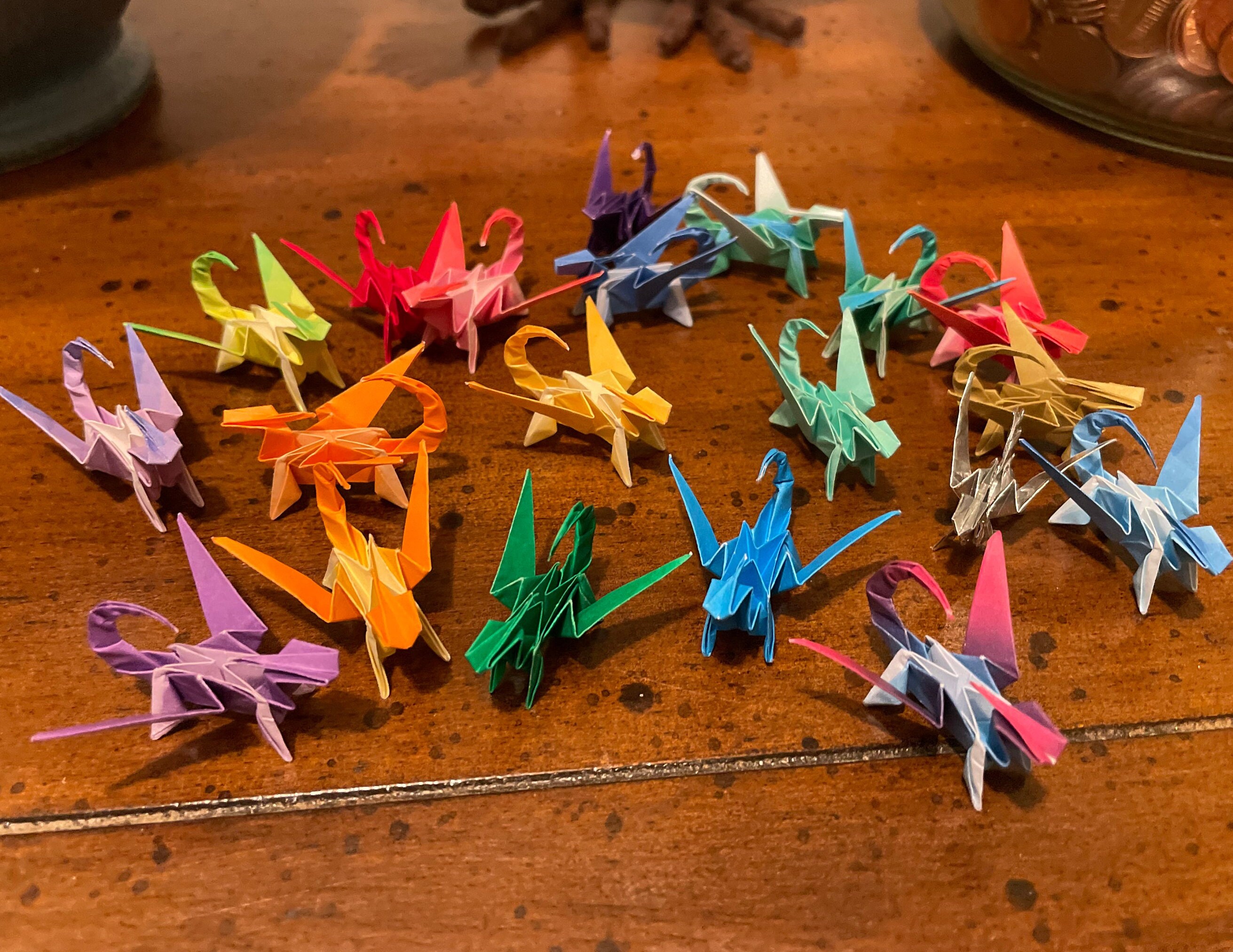 10 - 100 Miniature Origami Dragons! - Etsy