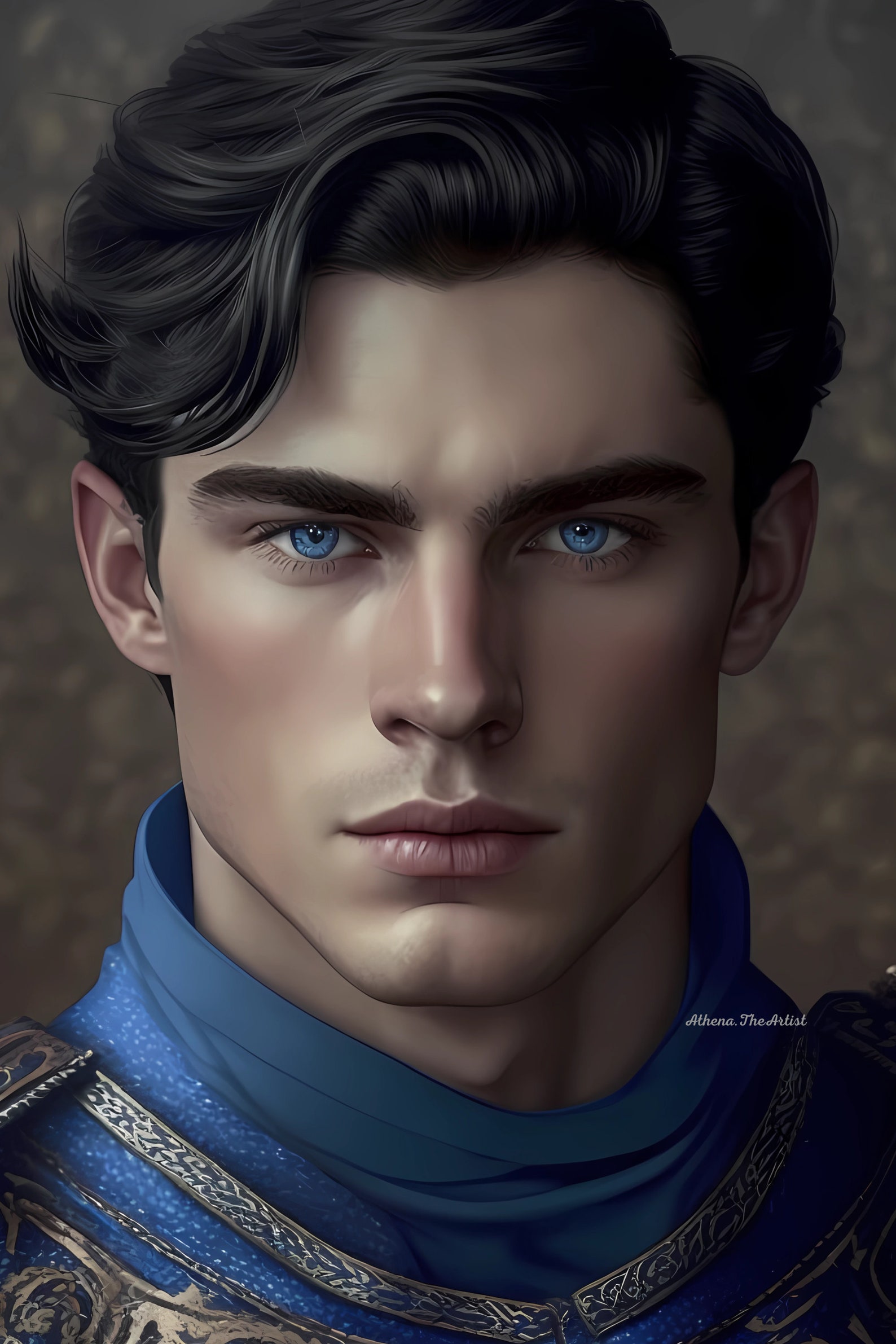 Male Fantasy Character Art Digital Downloads AI Art - Etsy Canada